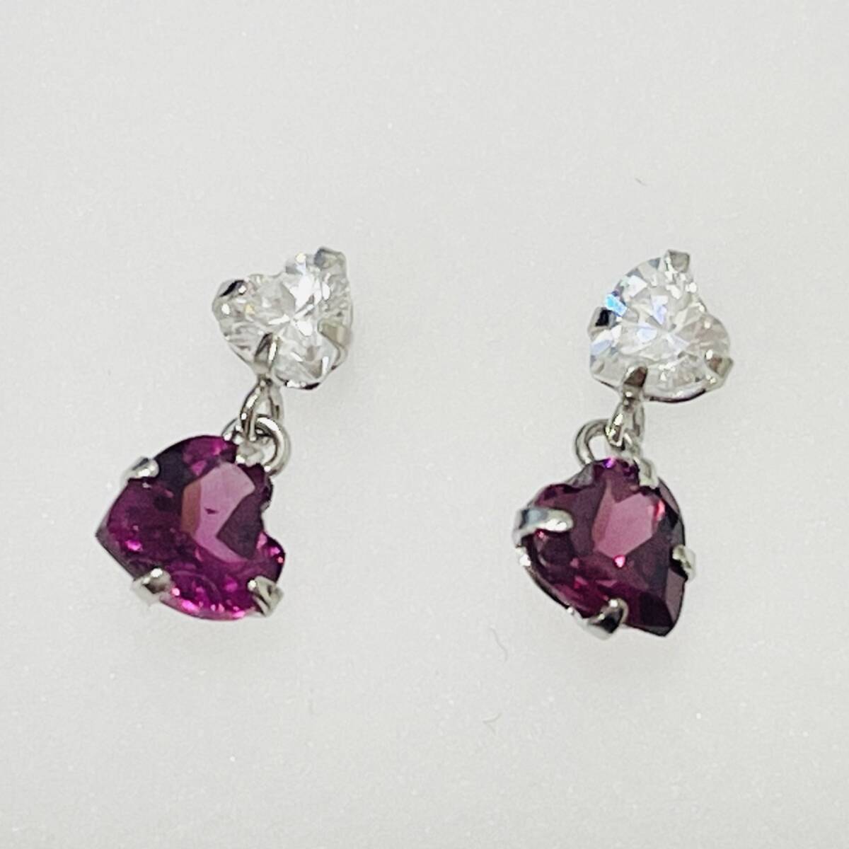 Yahoo!オークション - ＃3391 K10WG 10金ホワイトゴールド ピアス ハー...