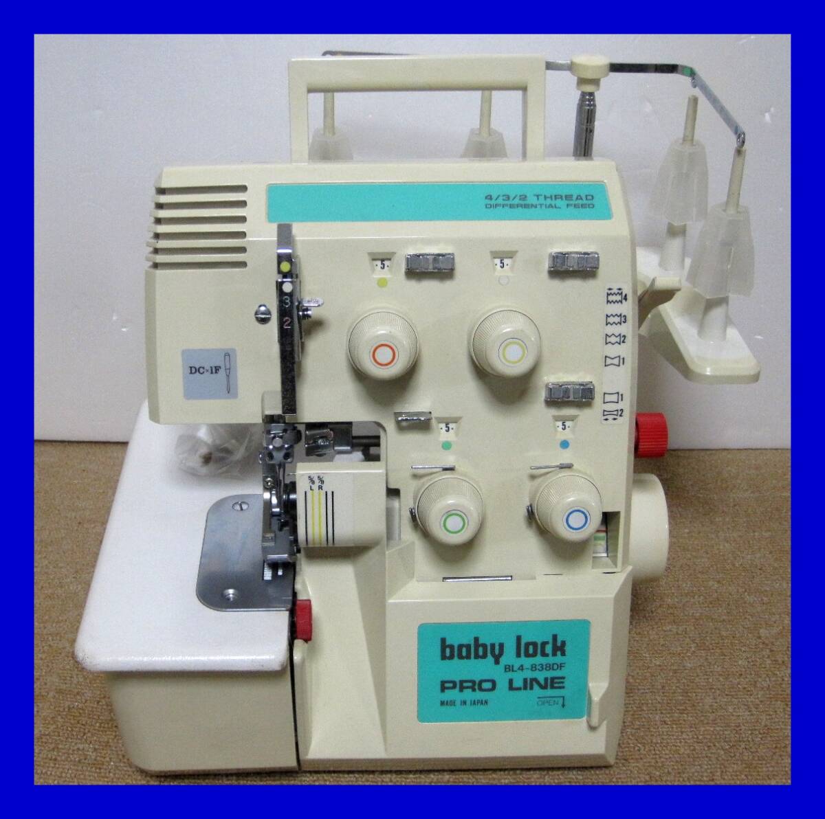 Yahoo!オークション - JUKI ジューキ BABY LOCK BL4-838DF ロックミシ...