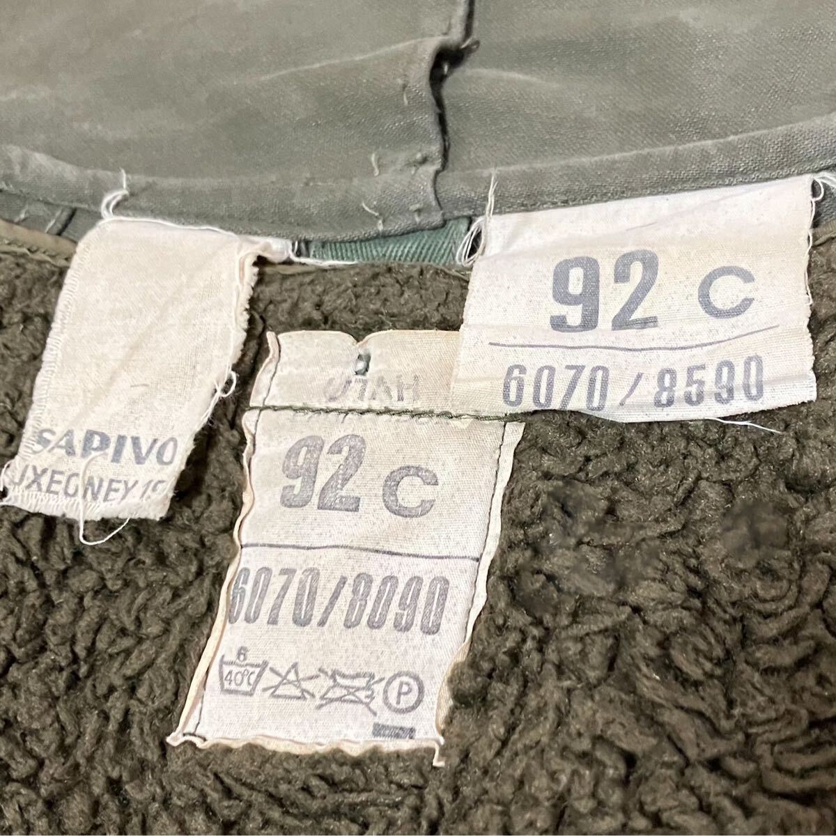 Yahoo!オークション - フランス軍 M64 モッズコート 92C ライナー付き ...