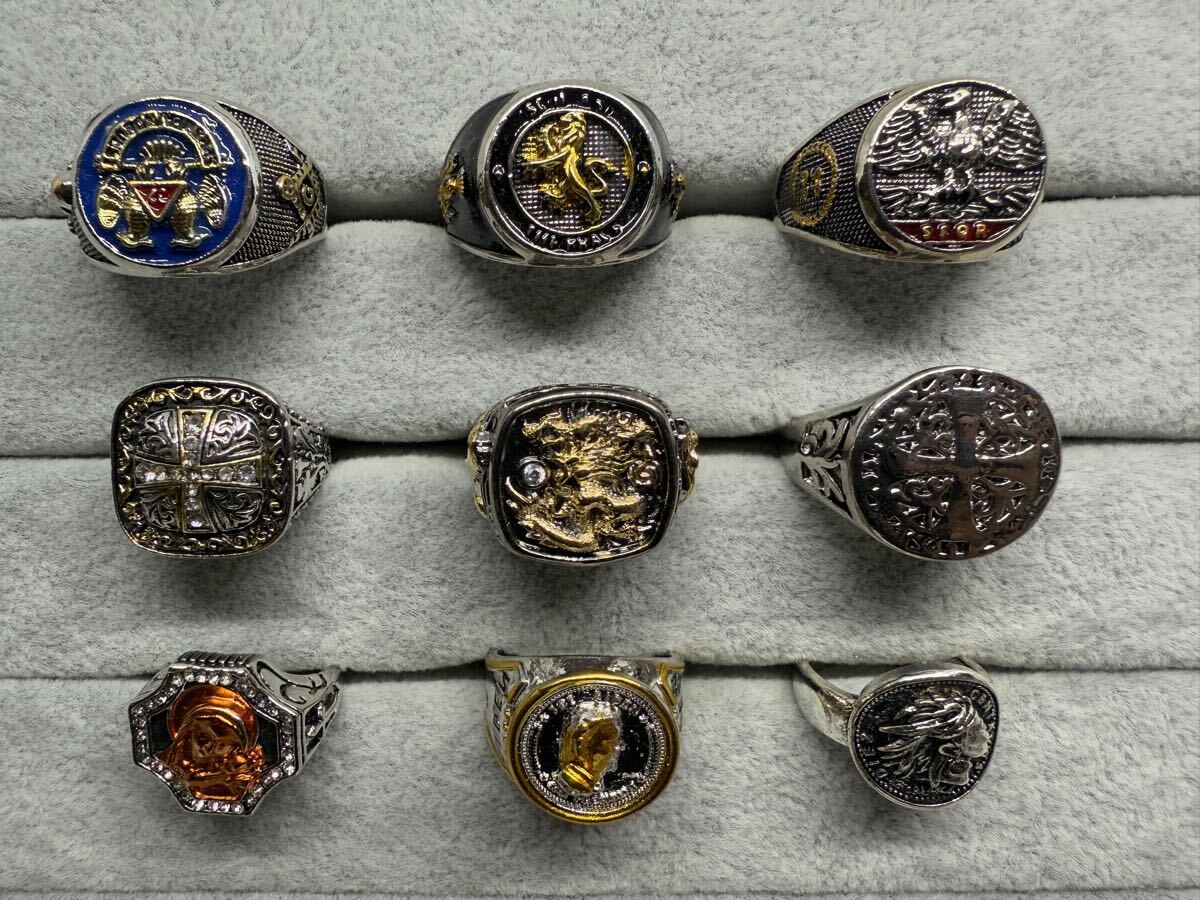 Yahoo!オークション - D189 リング 指輪 シルバー系 925刻印含む 未鑑...