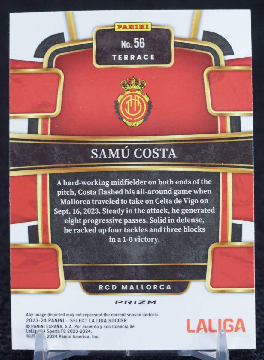 Yahoo!オークション - 2023-24 Panini Select Red Prizm Terrace Samu ...