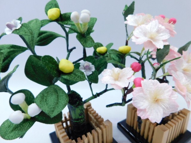 Yahoo!オークション - 中0489 木製 4号 優花 桜橘 土台/黒塗 木製井垣...