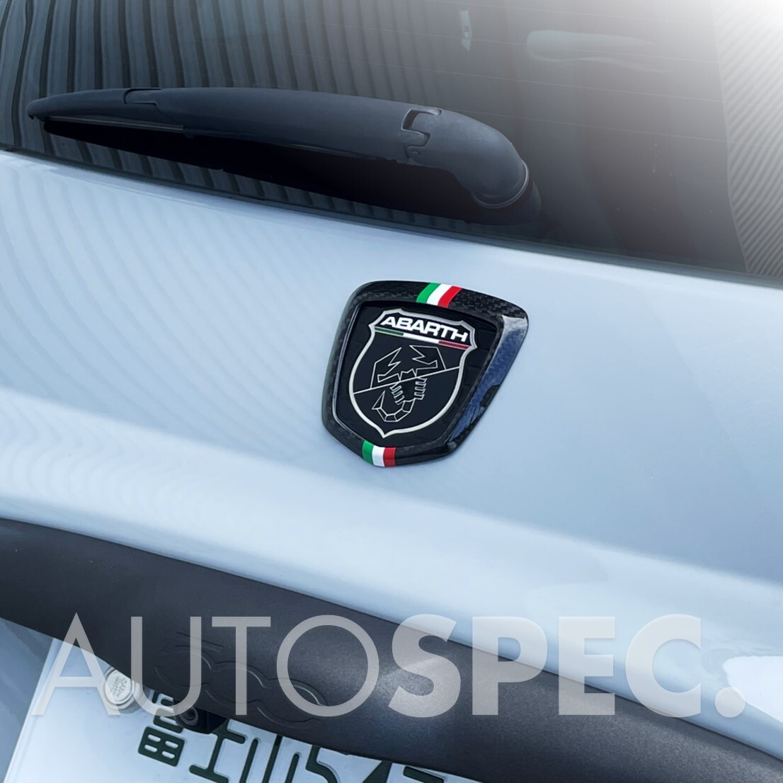 ABARTH カーボン リア ロゴフレーム トリコローレ KOSHI 500 595 695 アバルト エンブレム カバー(外装)｜売買されたオークション情報、yahooの商品情報をアーカイブ ...