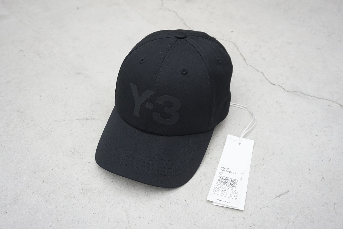 23AW Y-3 ワイスリー Yohji Yamamoto ヨウジヤマモト LOGO CAP ロゴ プリント キャップ 帽子 HA6530 黒 F 本物 121P(その他)｜売買された ...
