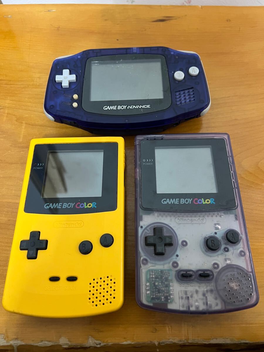 Yahoo!オークション - 3点セットとポケット ゲームボーイアドバンス AG...