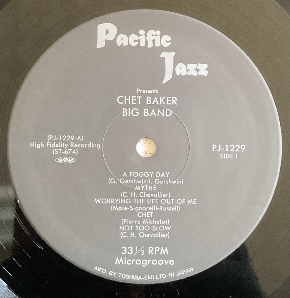 Yahoo!オークション - LPA24496 チェット・ベイカー・ビッグ・バンド