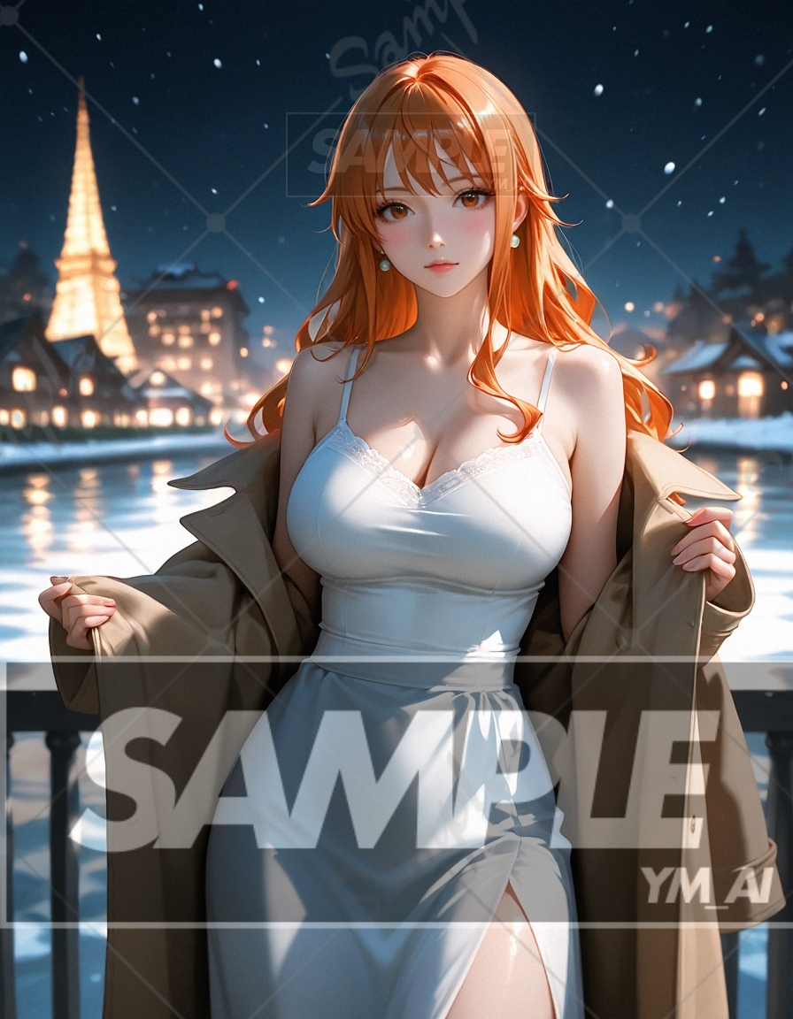 Yahoo!オークション - 「ナミ ワンピース/ONE PIECE」 【1点物】A4 ポ...