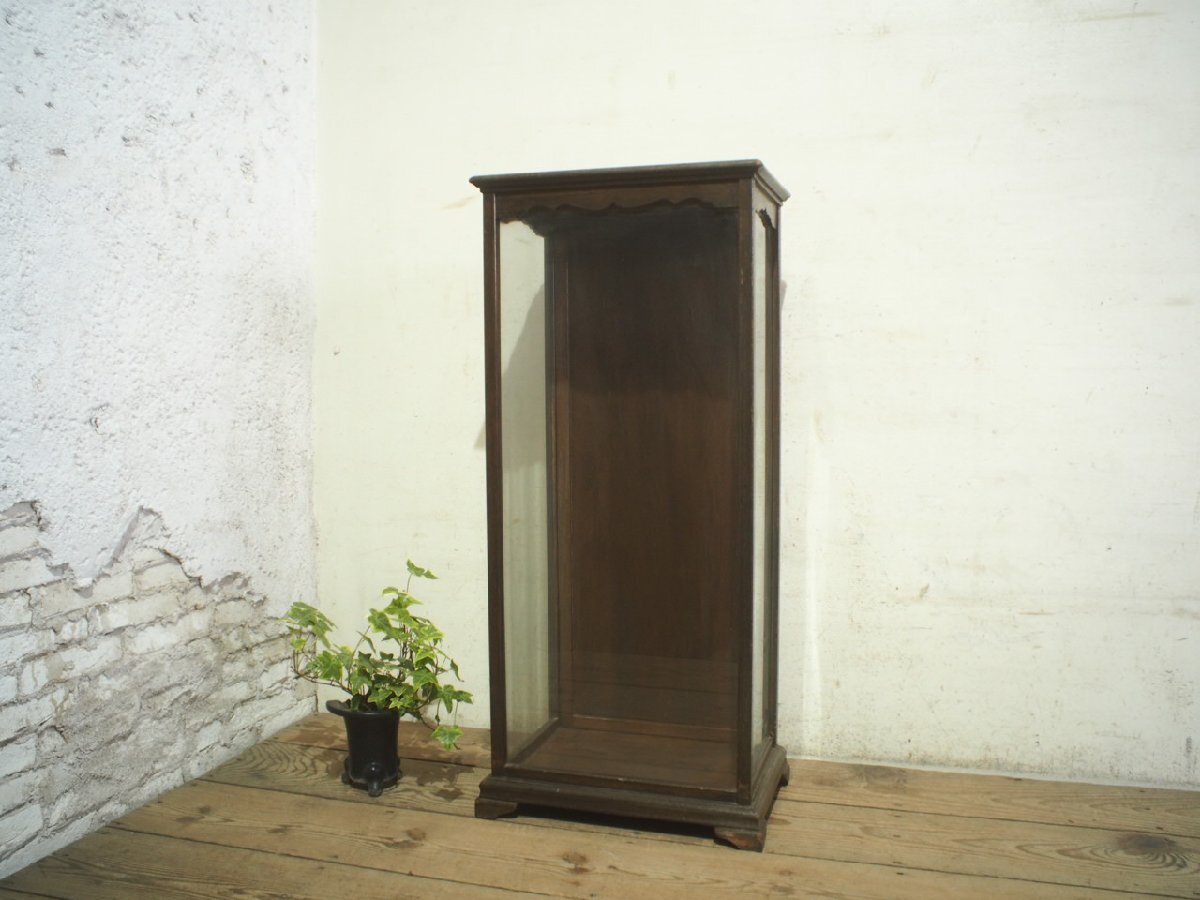 Yahoo!オークション - タL0383 H92×W42×D28(cm) 波ガラスの古い木枠...