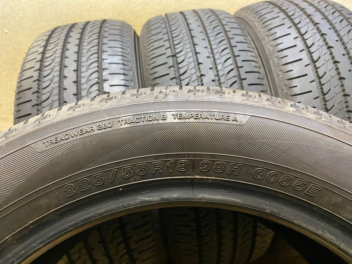 Yahoo!オークション - 225/55R18（98H） ヨコハマ GEOLANDAR SUV G055 ...