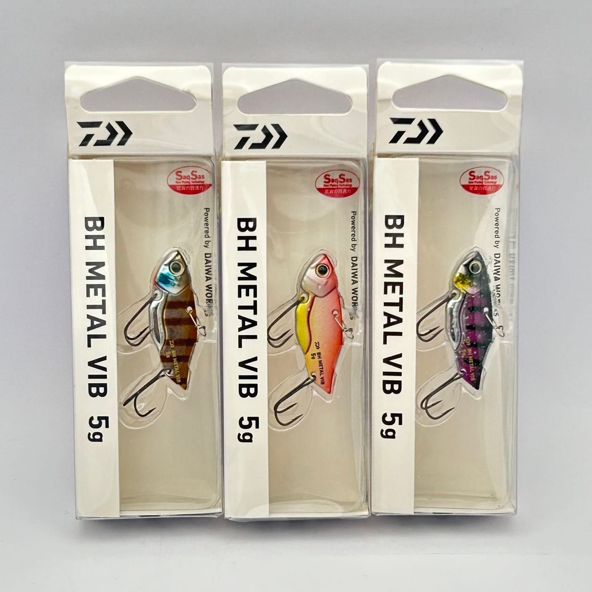 Yahoo!オークション - ダイワ BHメタルバイブ 5g 3個セット 未開封 シ...