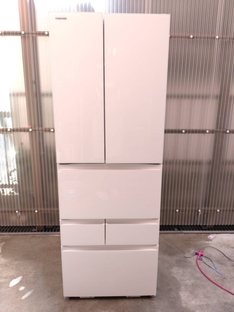 Yahoo!オークション - 7951-06 TOSHIBA 東芝 冷凍冷蔵庫 観音開き 6ド...