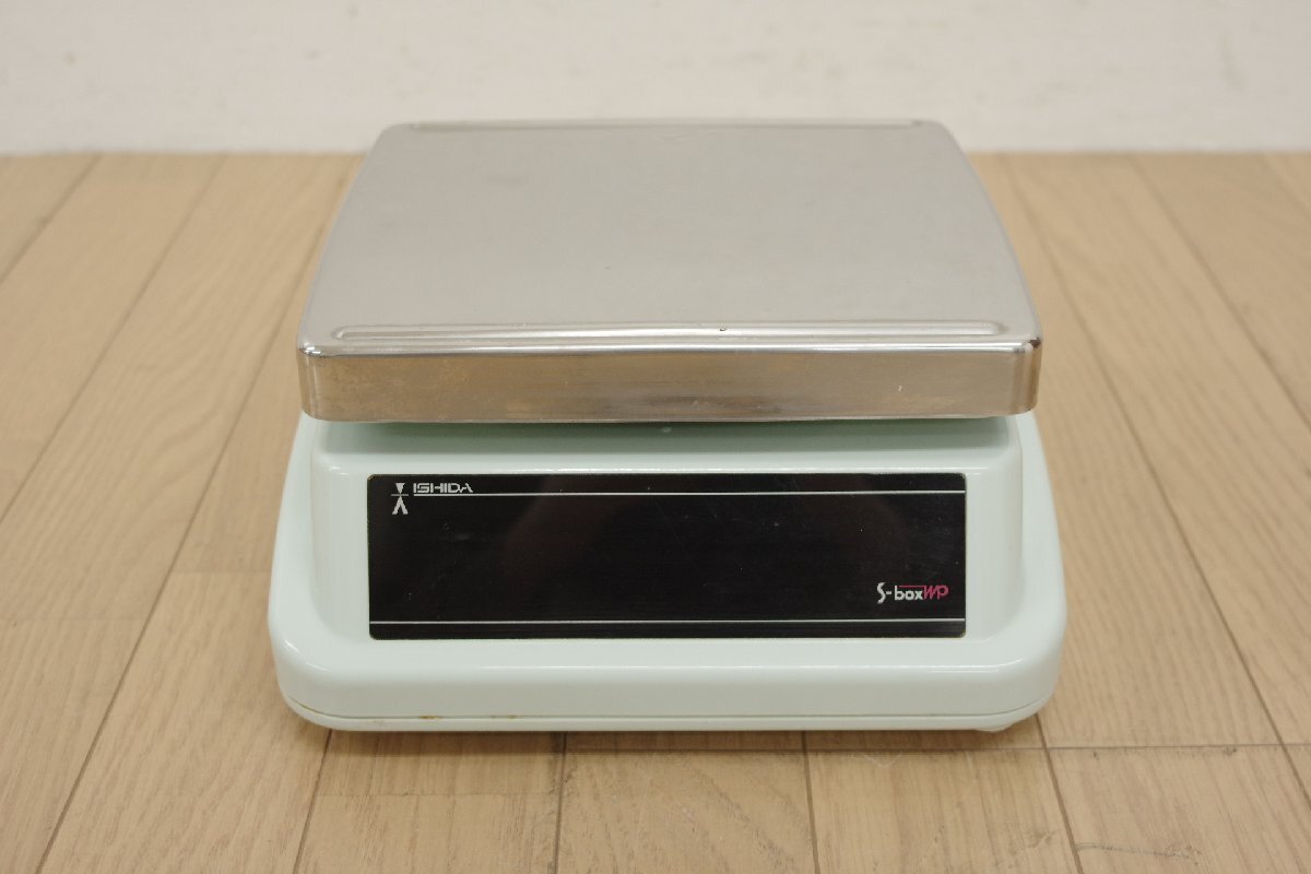 ISHIDA イシダ 電気式 はかり S-boxWP 防水 2022年製 上皿型 質量 はかり器 測定器 特定計量器 ひょう量 3000g スケール 業務用 店舗(革製)｜売買された ...