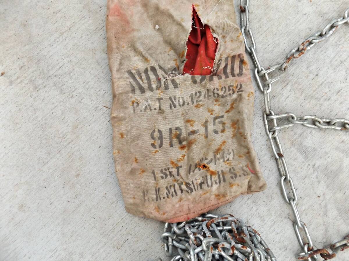 Yahoo!オークション - 四駆用 タイヤチェーン 亀甲型 9R-15 245/60-18 ...