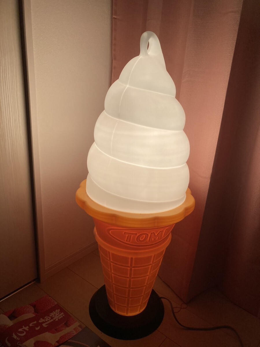 Yahoo!オークション - TOMI ソフトクリーム 電飾看板