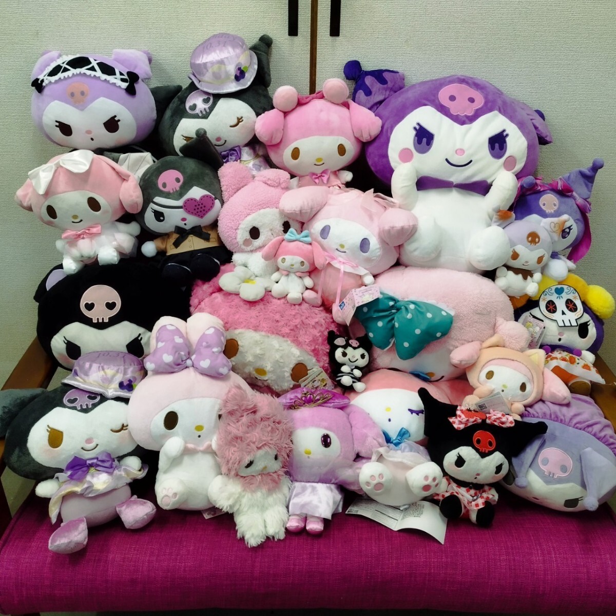 Yahoo!オークション - 13005 クロミ マイメロディ サンリオ ぬいぐるみ...