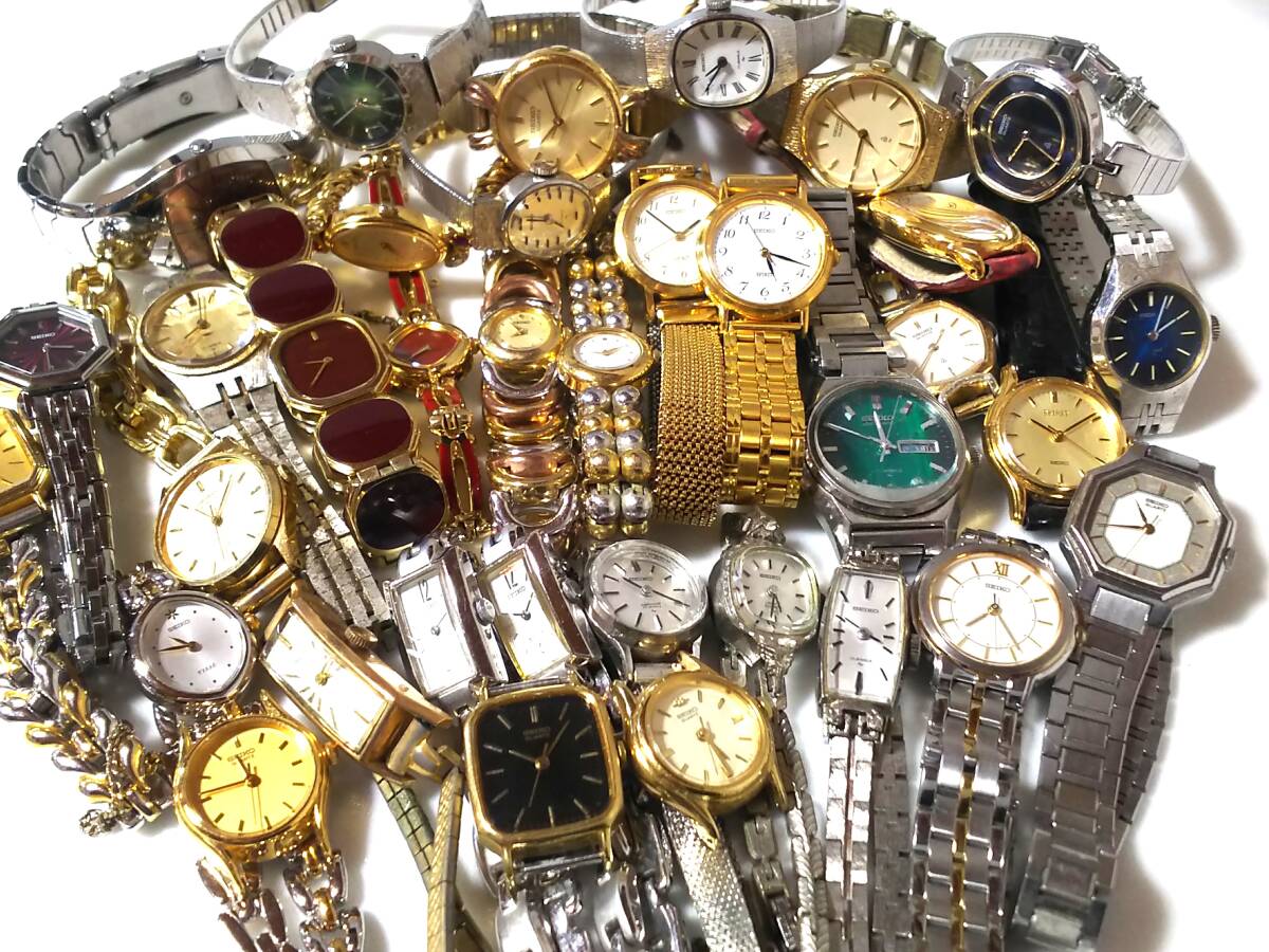 Yahoo!オークション - 【Q05/ジャンク品/SEIKO♀限定/部品取り】11-459...