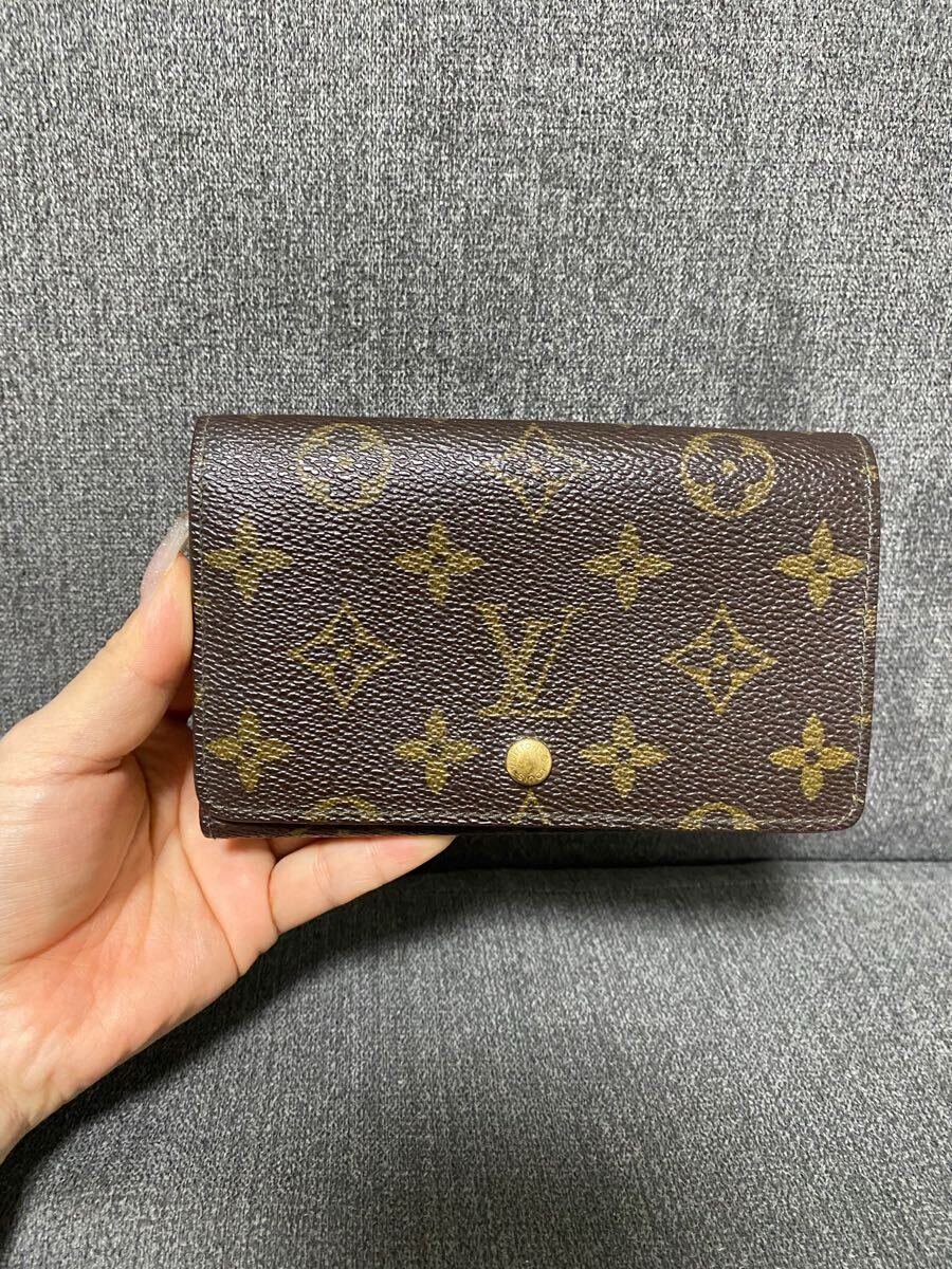 Yahoo!オークション - LOUIS VUITTON ルイ ヴィトン M61730 財布 モノ...