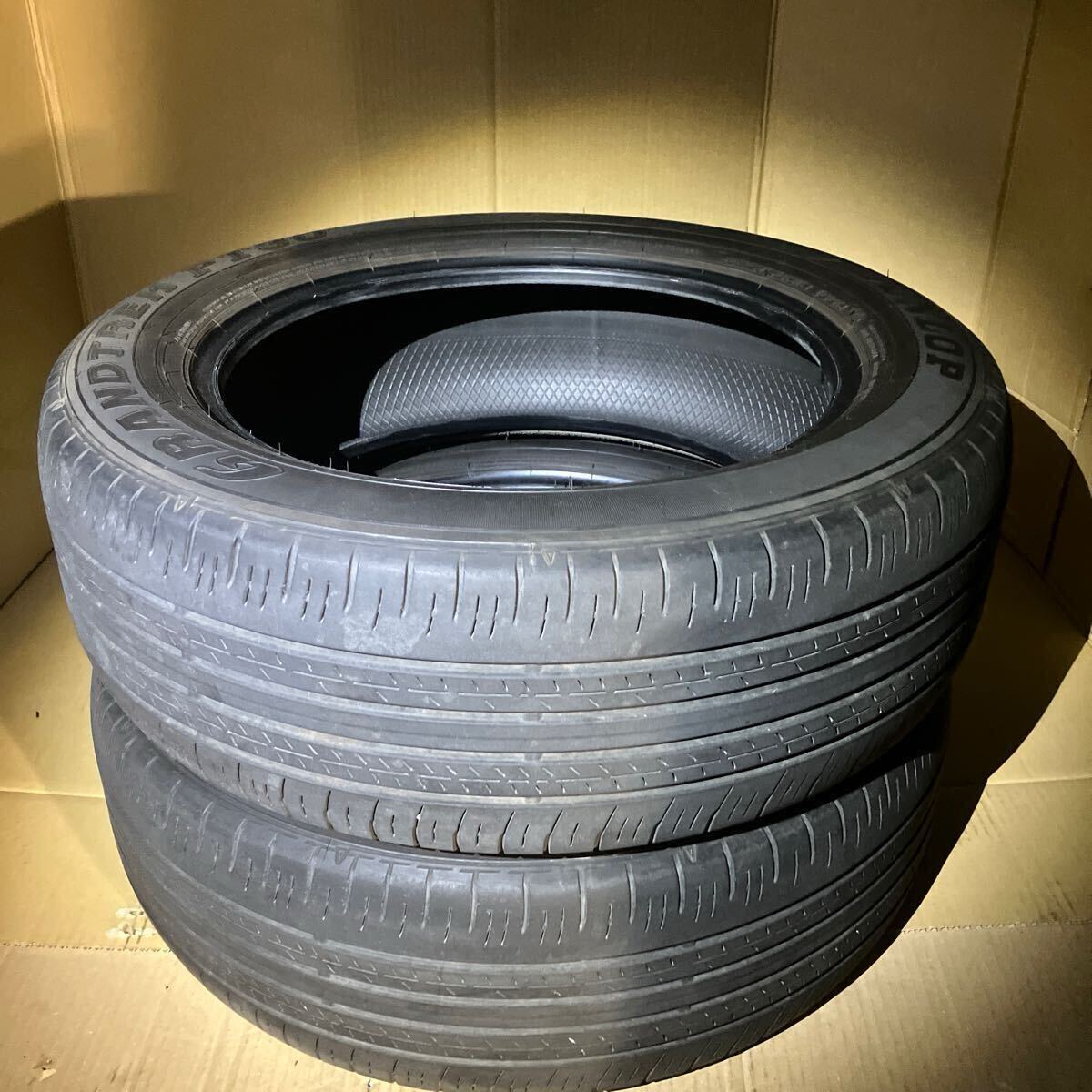Yahoo!オークション - ① 送料無料 225/60r18 100H 2本セット DUNLOP G...