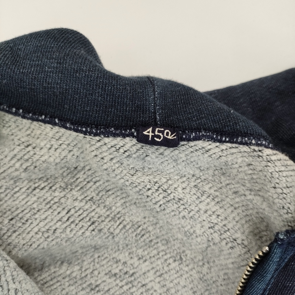 Yahoo!オークション - 45R/45rpm 裏毛のフーディ インディゴ 定価36300...