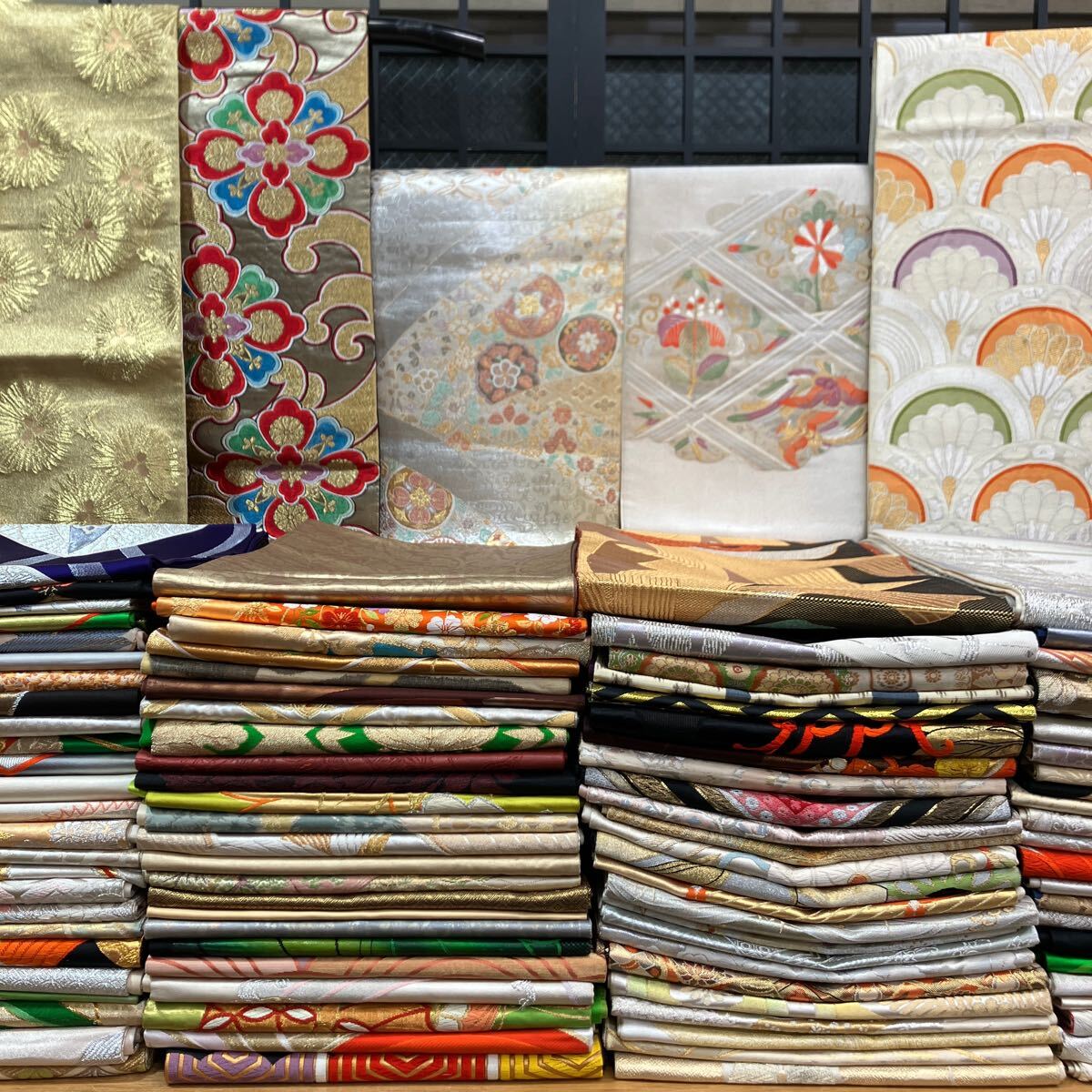 Yahoo!オークション - 一右衛門No.2899 西陣織 袋帯 100本まとめ売り ...