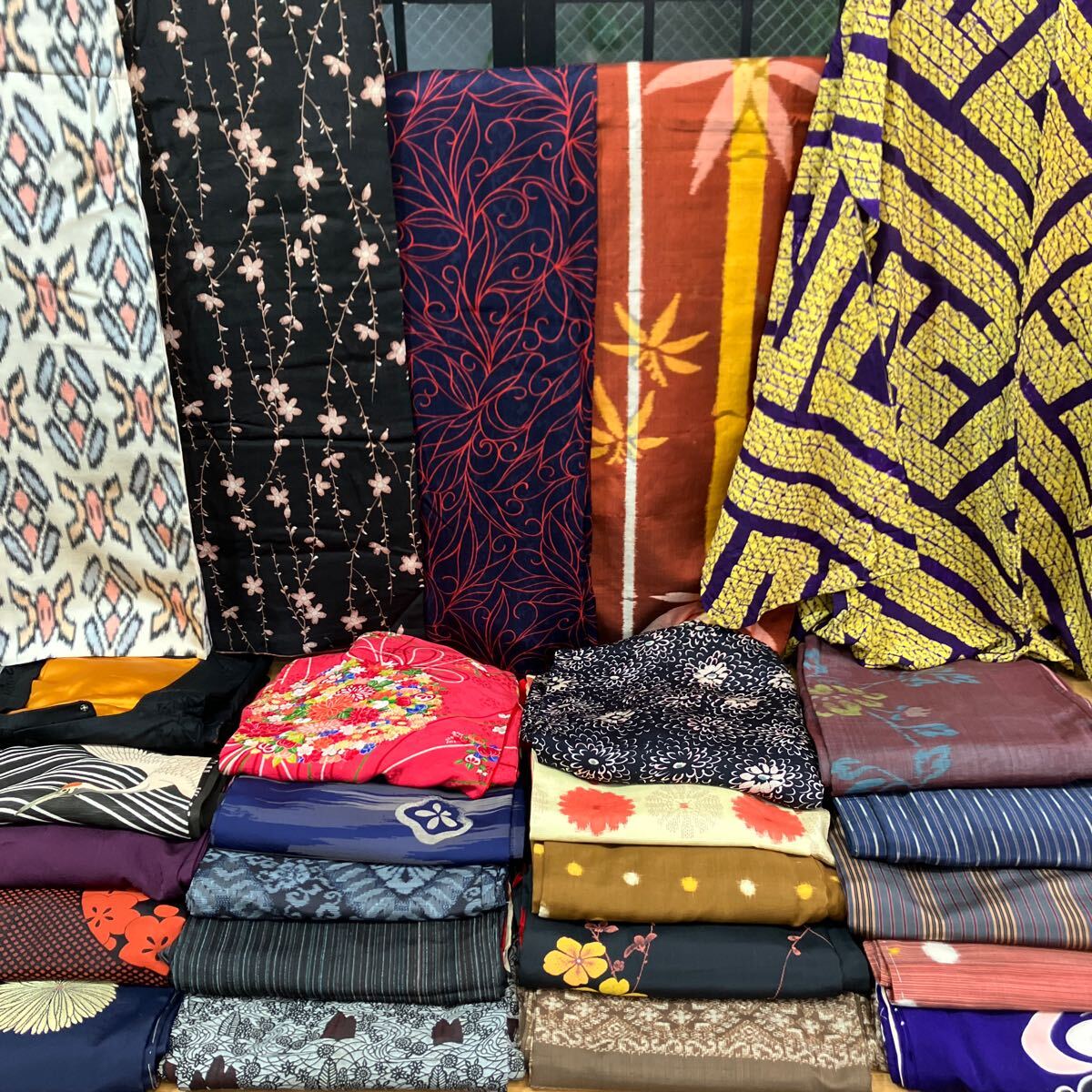 Yahoo!オークション - 一右衛門No.2947 アンティーク着物 25枚まとめ売...