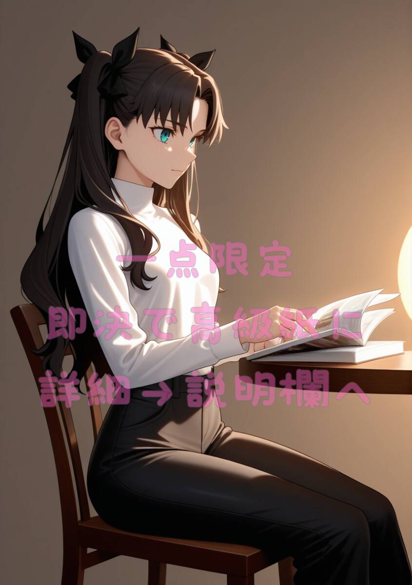 Yahoo!オークション - 遠坂凛 フェイト Fate A4 同人 ポスター グッズ...