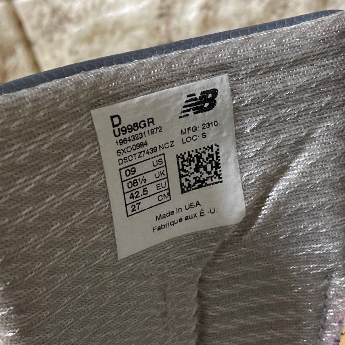 Yahoo!オークション - ニューバランス U998GR 27cm 576 990 991 992 99...