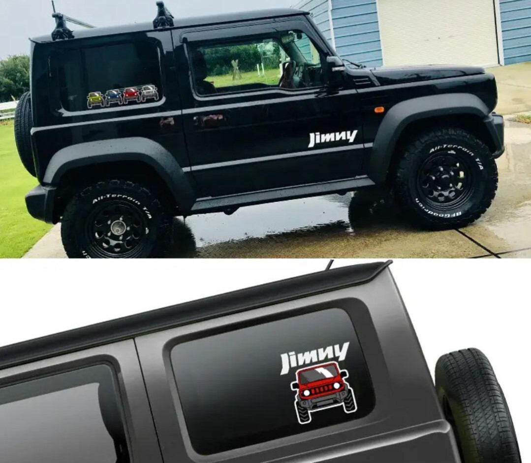 Yahoo!オークション - 新品2枚 ジムニー ロゴ ステッカー サイド リア...