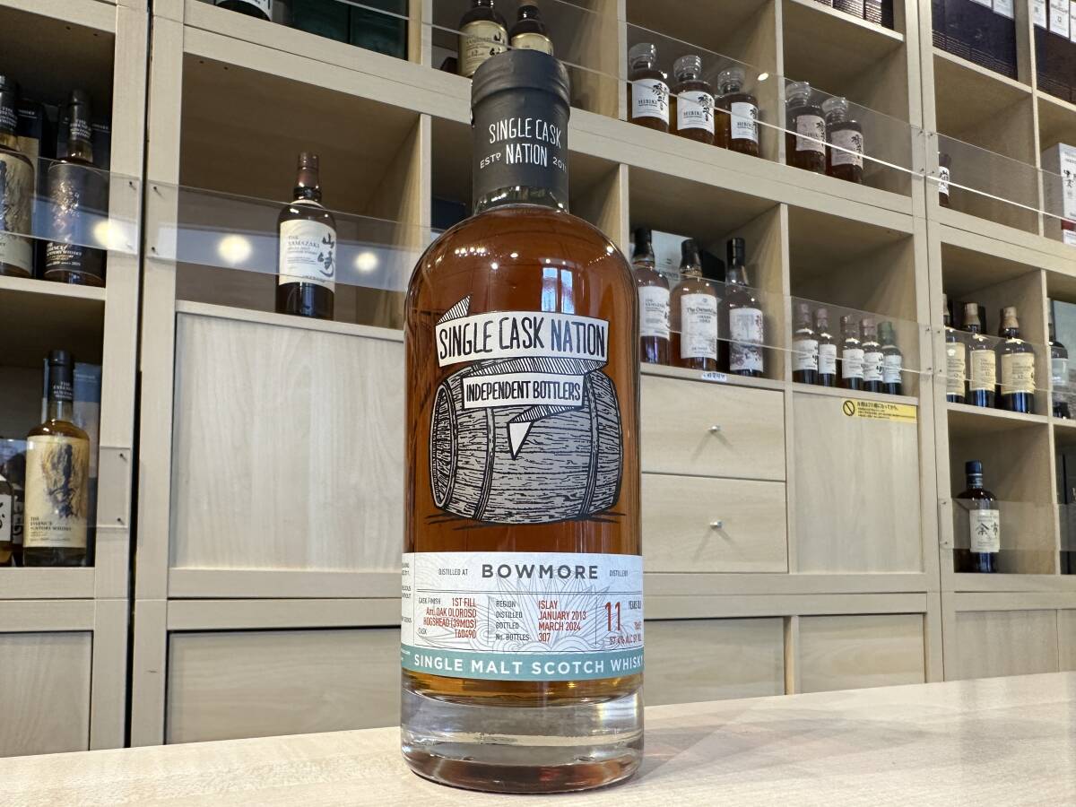 Yahoo!オークション - 10834 ボウモア 11年 2013 57.4% シングルカスク...