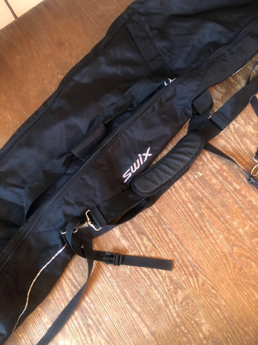 Yahoo!オークション - SWIXスキーケース 2本収納可能 ウィール付き オ...