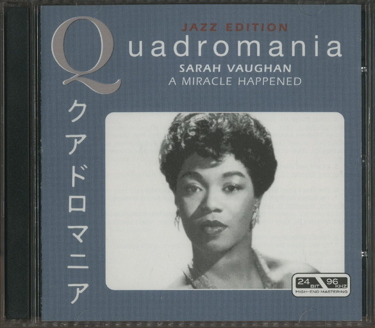CD/ 4CD/ SARAH VAUGHAN / A MIRACLE HAPPENED / サラ ヴォーン / 輸入盤 4枚組 222488-444 5A29H(ボーカル)｜売買された ...