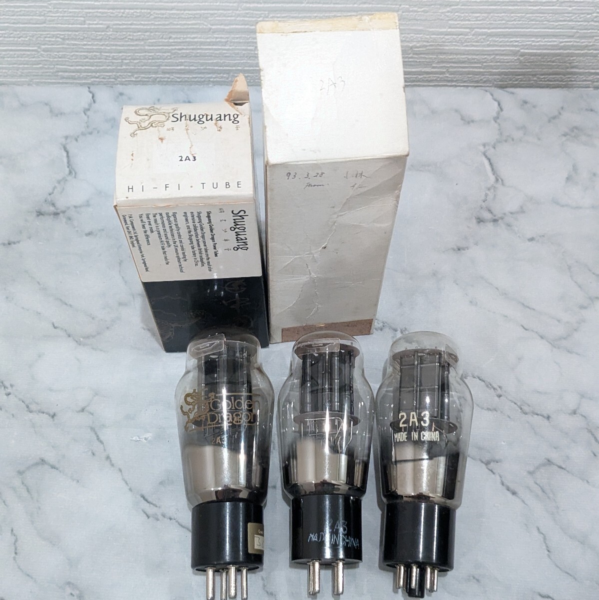 Yahoo!オークション - 真空管 2A3 Golden Dragon ゴールデンドラゴン 1...