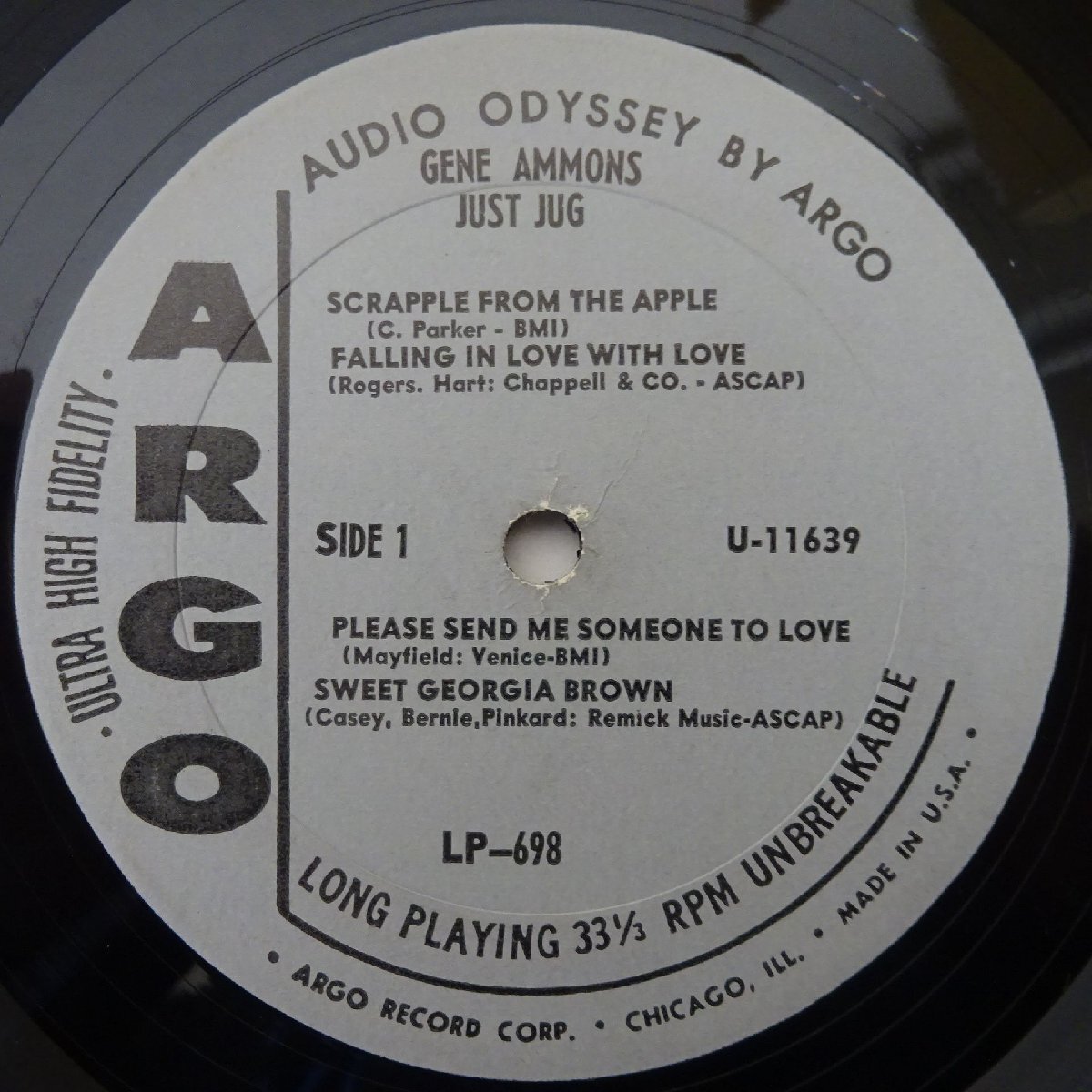 Yahoo!オークション - 14043399 【US盤/ARGO/灰ラベル/MONO】Gene Ammo...