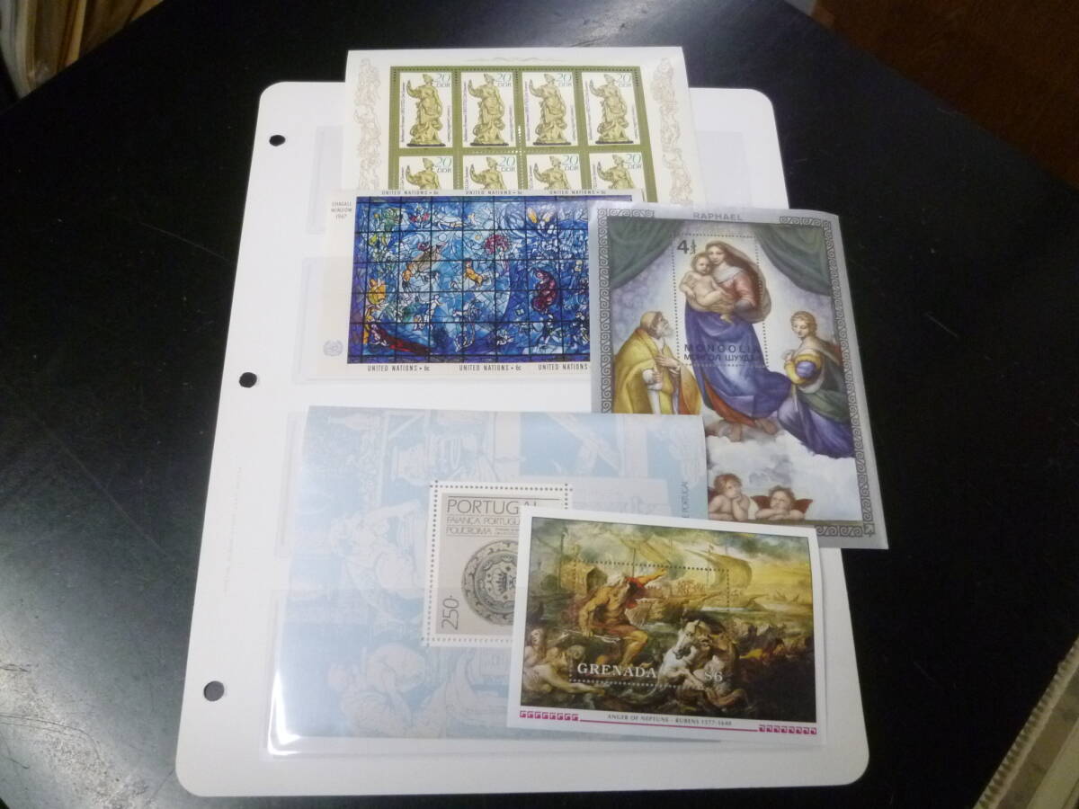 Yahoo!オークション - 25F M №1 絵画切手 スペイン・ポルトガル・サン...