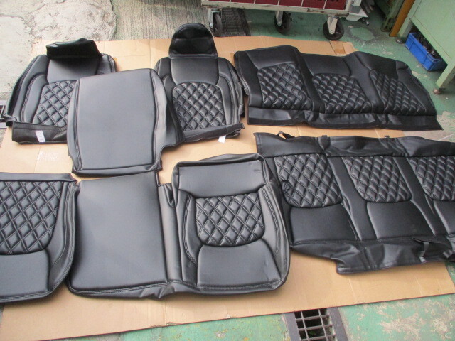 Yahoo!オークション - U87/未使用 ハイエース シートカバー 200系 PVC...