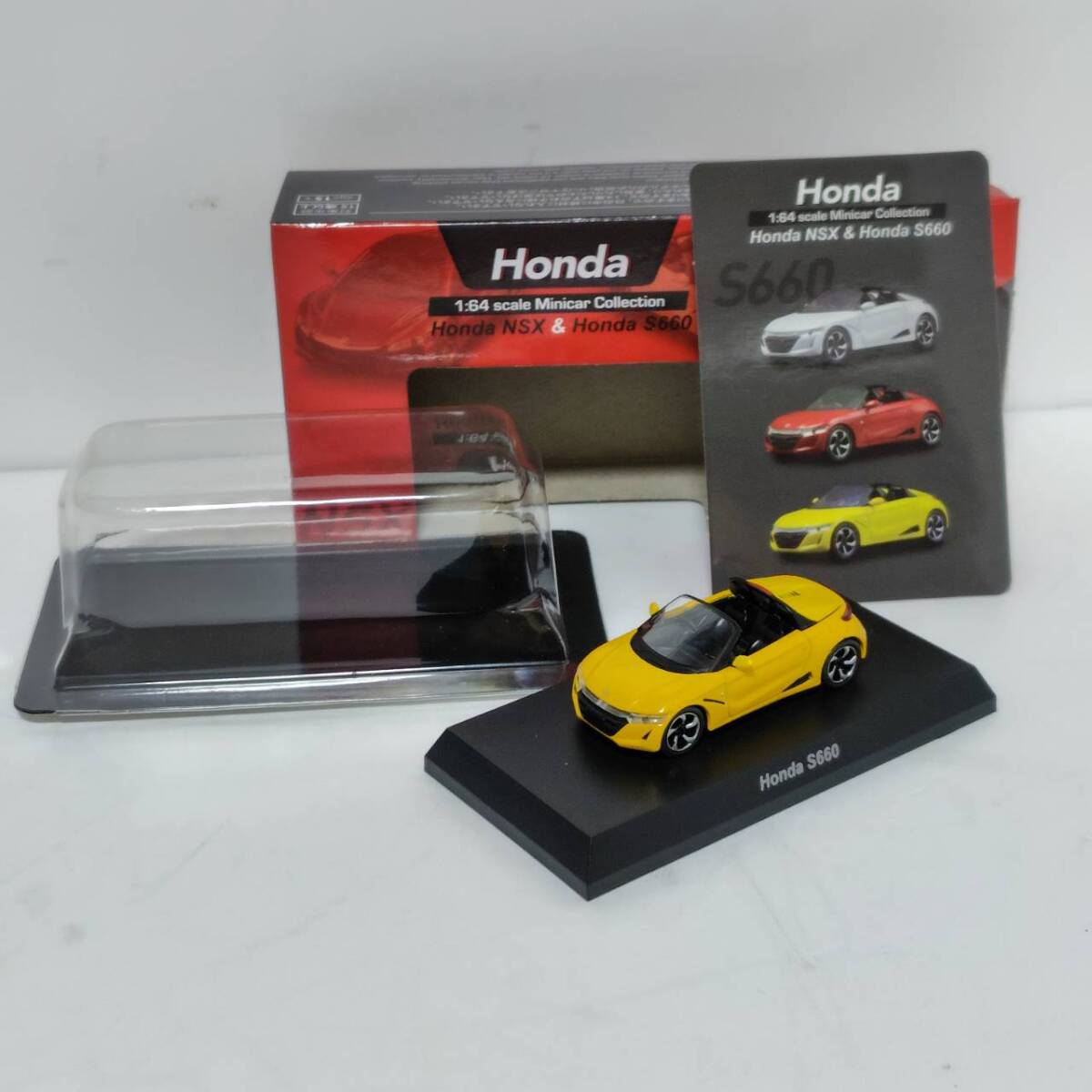 Yahoo!オークション - レア 1/64 S660 京商 1/64 Honda NSX ＆ S660 Mi...
