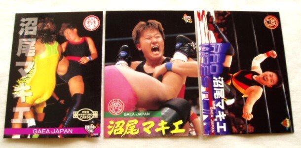 Yahoo!オークション - 沼尾マキエ 3枚セット BBM GAEA JAPAN 女子プロ...