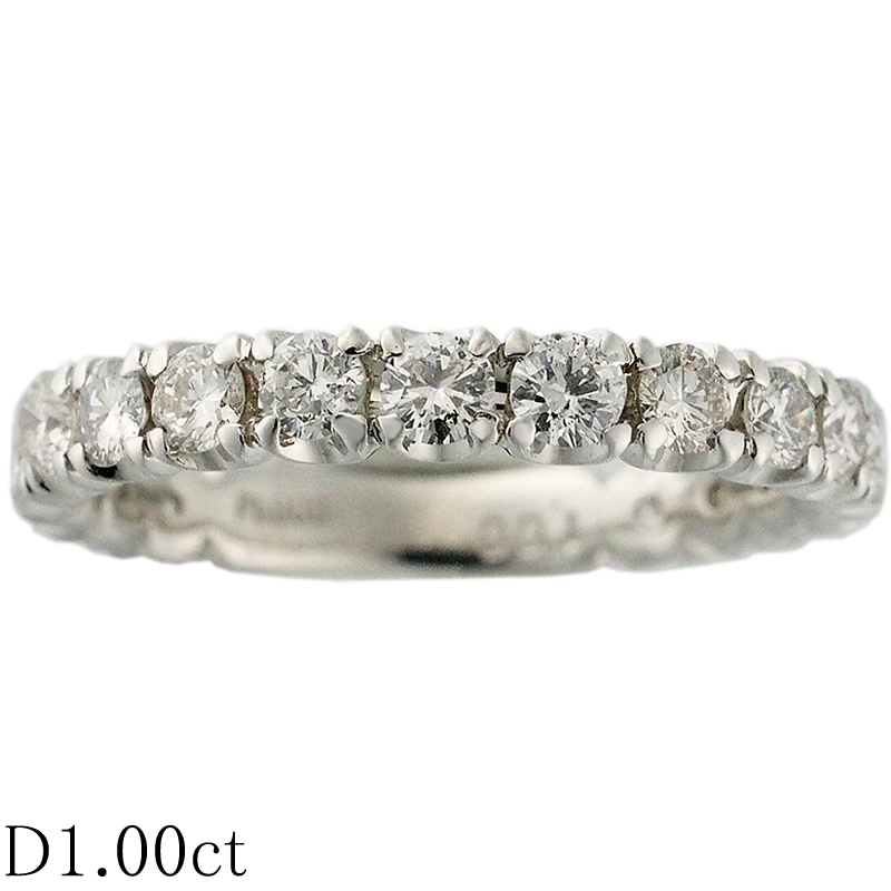 Yahoo!オークション - ダイヤモンド/1.00ct エタニティ リング Pt900 1...