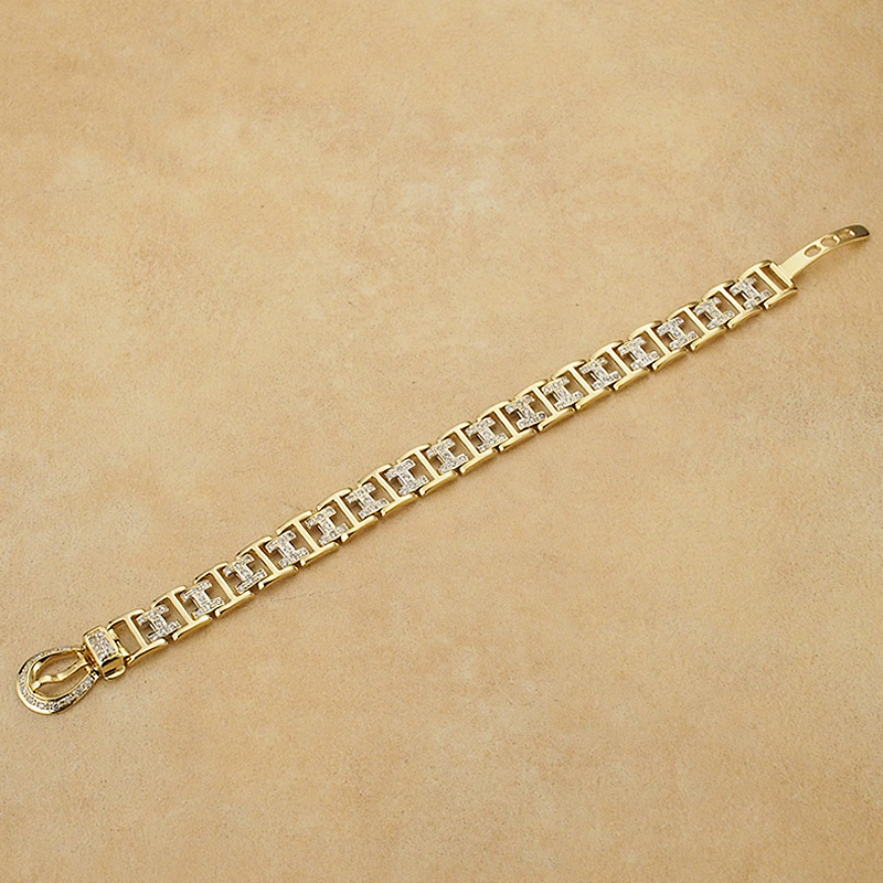 Yahoo!オークション - ダイヤモンド/1.08ct デザイン ブレスレット K18...