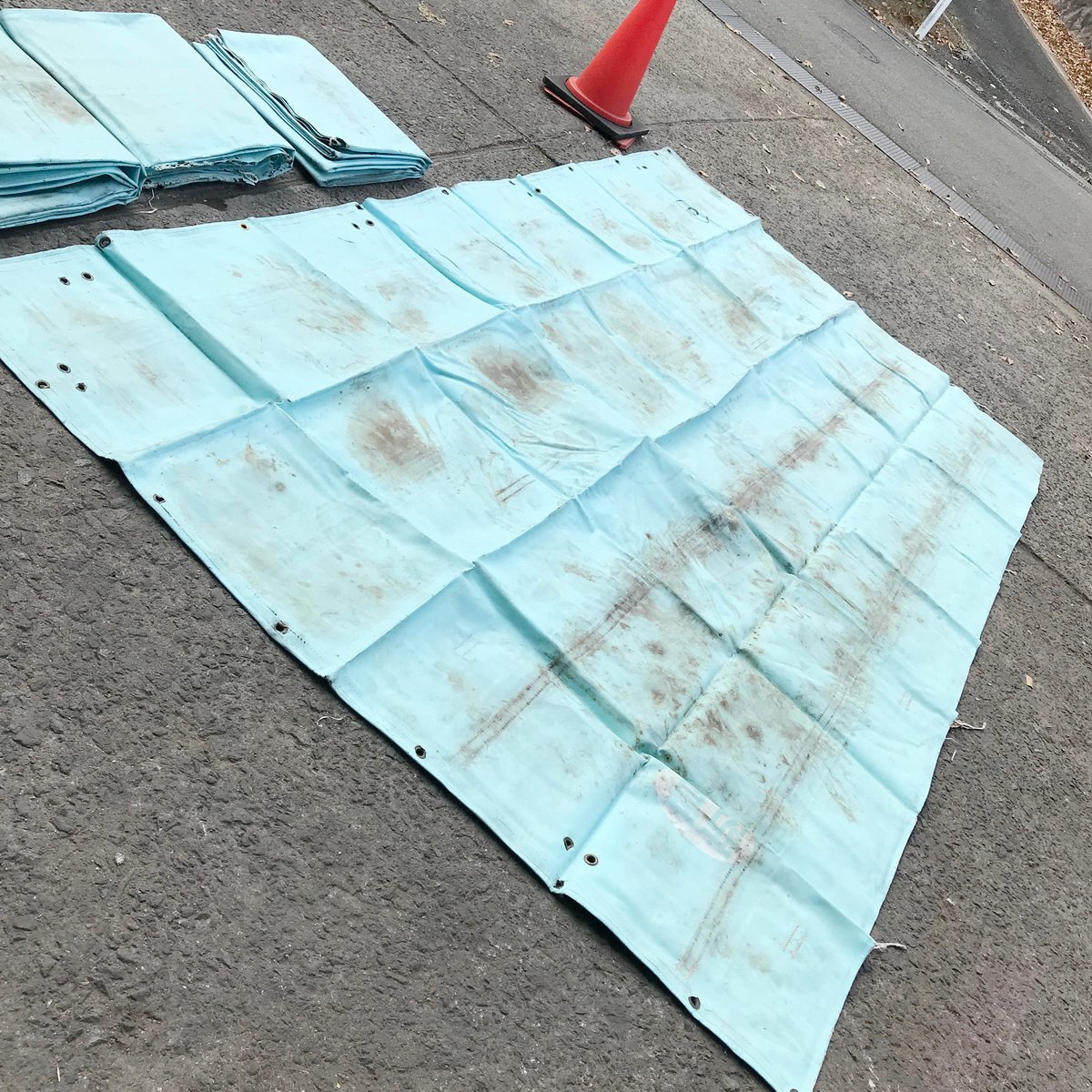 Yahoo!オークション - 扇蒼.c980 防音シート ブルー 1.8m×3.4m 厚手