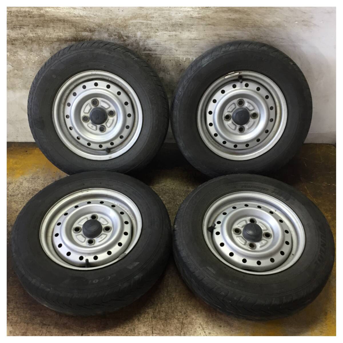 Yahoo!オークション - 3 DUNLOP DIGI TYRE EC201 145/80R12 2023年製 7...