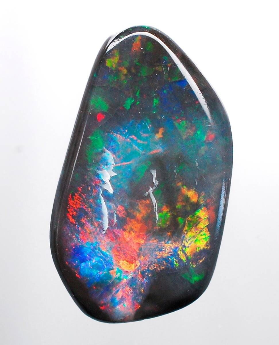 Yahoo!オークション - 【100円～】 天然ブラックオパール ルース 4.7ct...