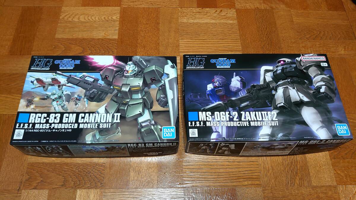Yahoo!オークション - 未組立 1/144 HGUC 2点セット ジム・キャノンII ...