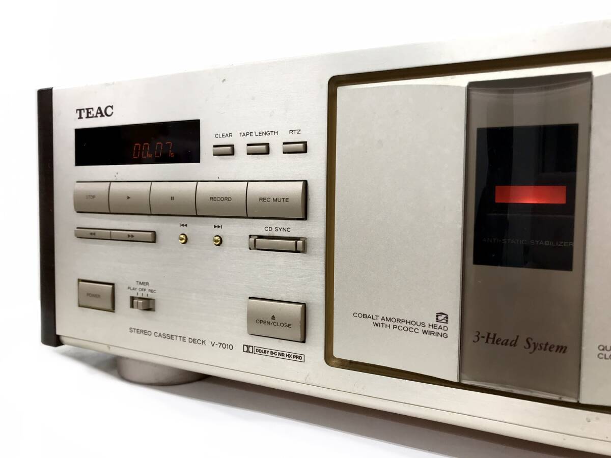 Yahoo!オークション - 外観美品 TEAC V-7010 カセットデッキ ティアッ...