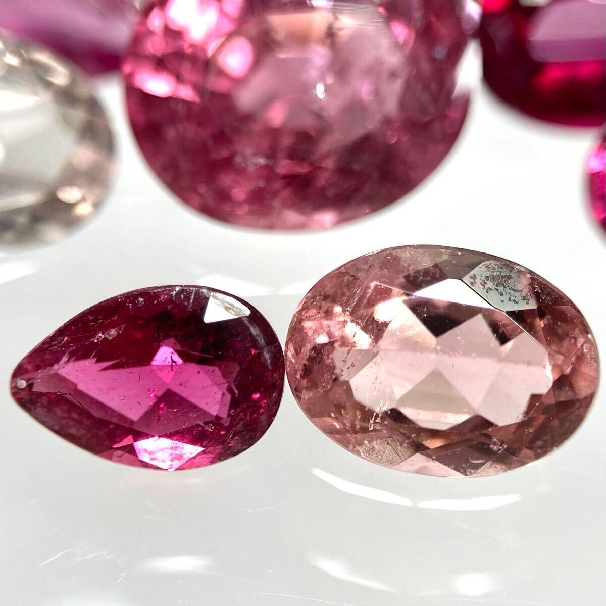 Yahoo!オークション - 1円〜 天然ピンクトルマリンおまとめ69ct j 約13...