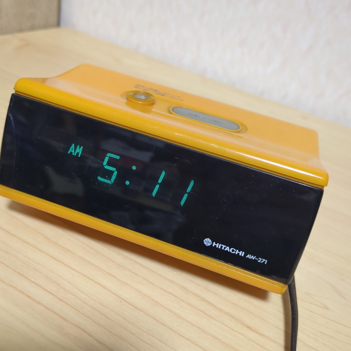 Yahoo!オークション - 電子式 目覚し時計 AW-271 通電のみ確認ジャンク...