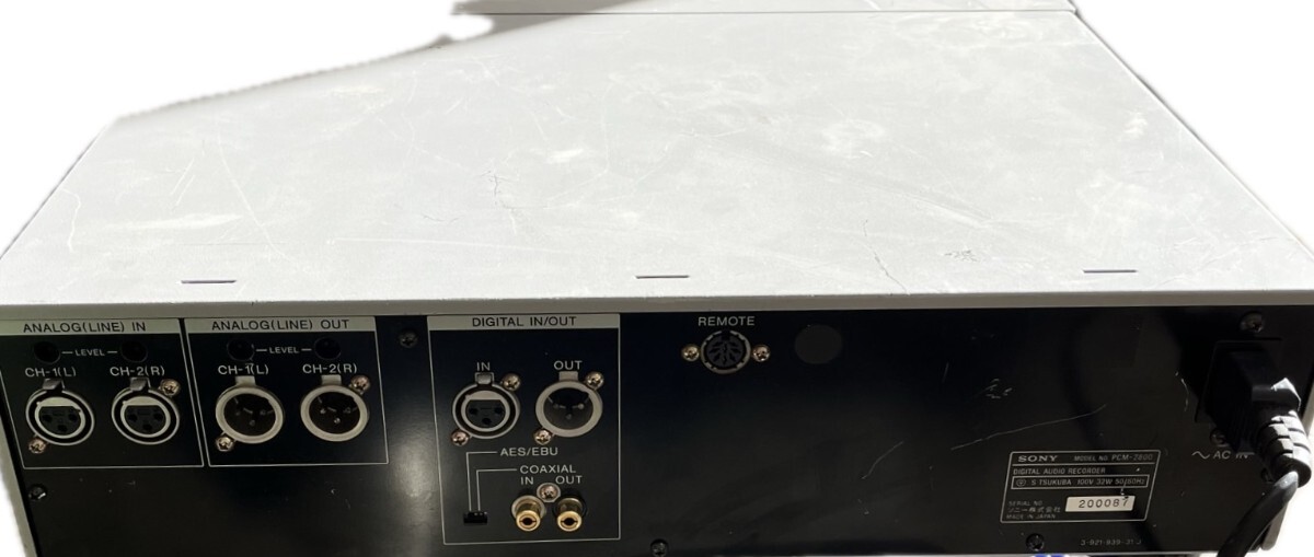 SONY ソニー PCM-2800 業務用DAT DATレコーダー SONY ソニー PCM-2800 業務用DAT DATレコーダー