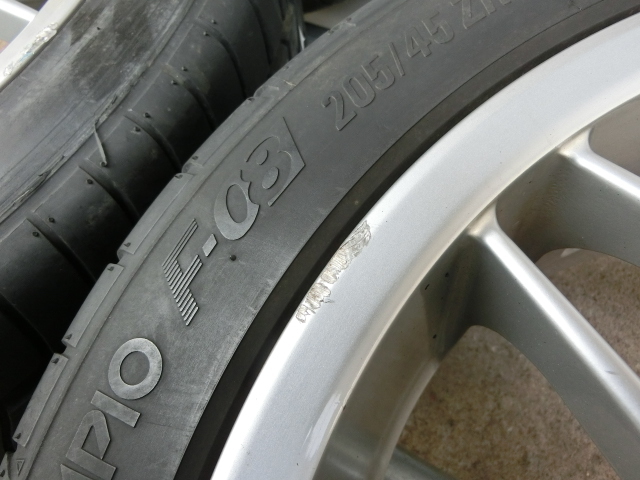 Yahoo!オークション - 205/45ZR16 SPARCOracing アルミホイール付 4本...