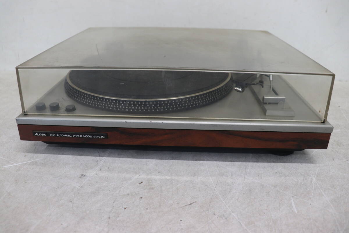 Y12/636 Aurex オーレックス SR-F330 ターンテーブル レコードプレーヤー 通電確認済み 現状品(本体)｜売買されたオークション情報、yahooの商品情報をアーカイブ公開 ...