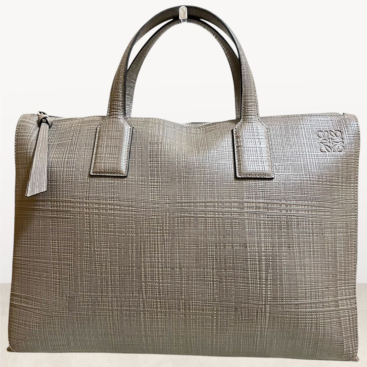 Yahoo!オークション - 近年/極美品/A4 LOEWE ロエベ メンズ ビジネスバ...